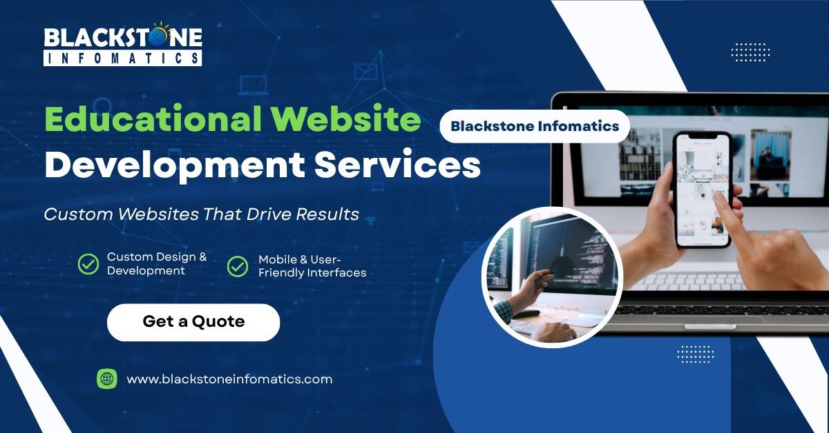 Educational Website Design Services for Schools, Colleges & eLearning